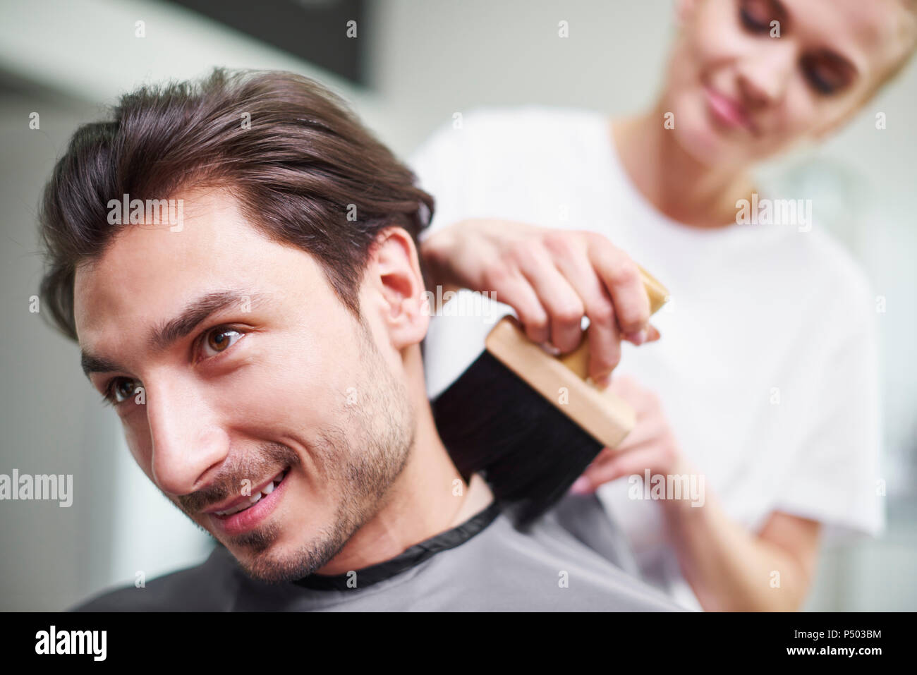 Barber shop man hi-res stock photography and images - Alamy
