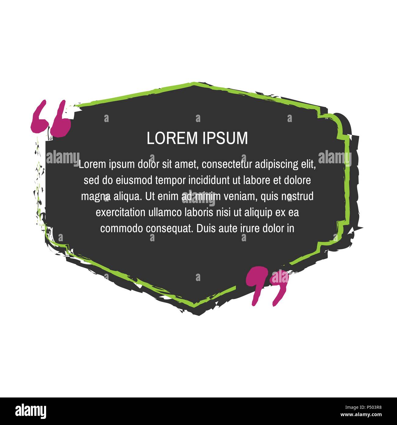 Quote box vector Stock Vector Image & Art - Alamy