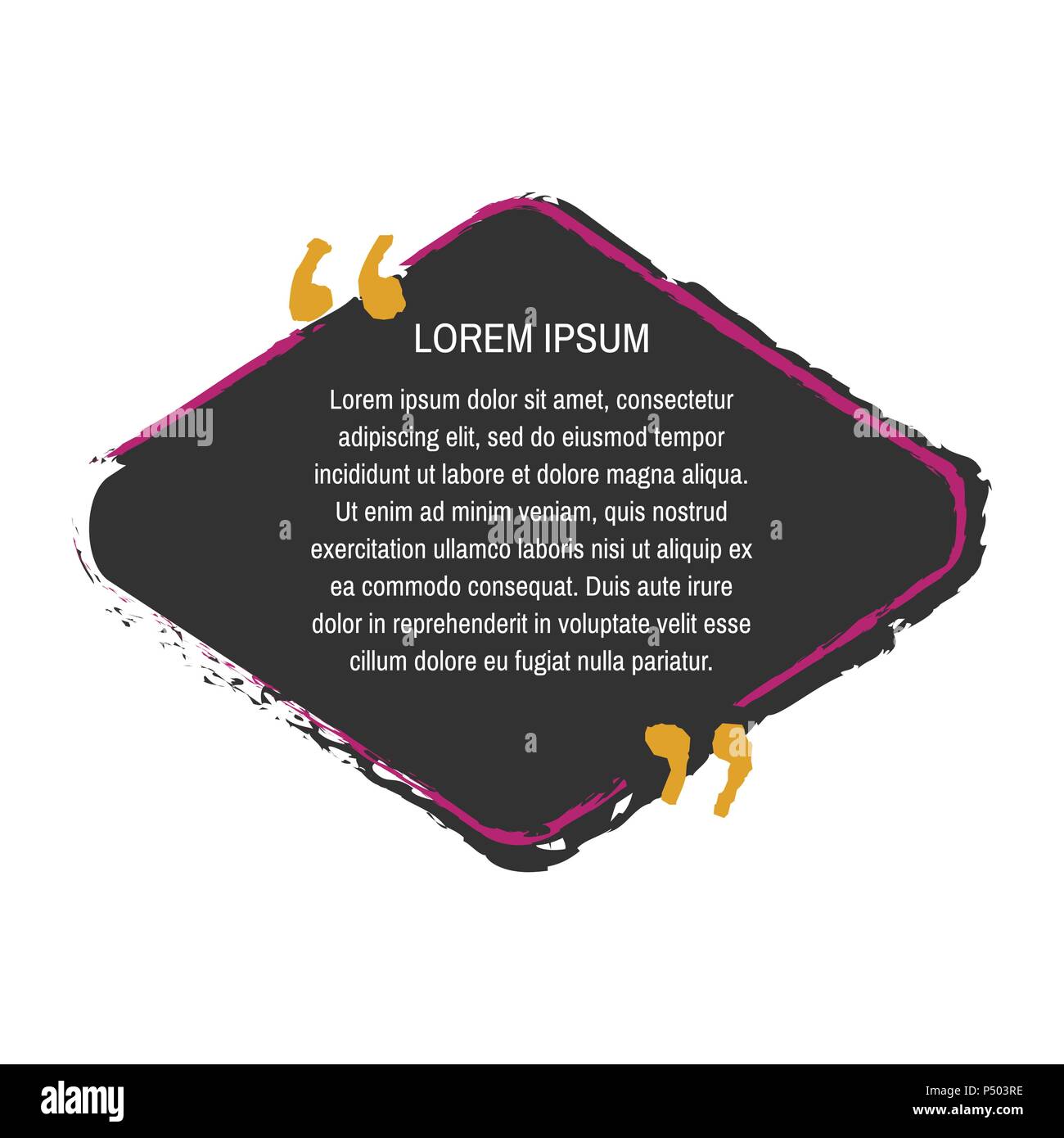 Quote box vector Stock Vector Image & Art - Alamy