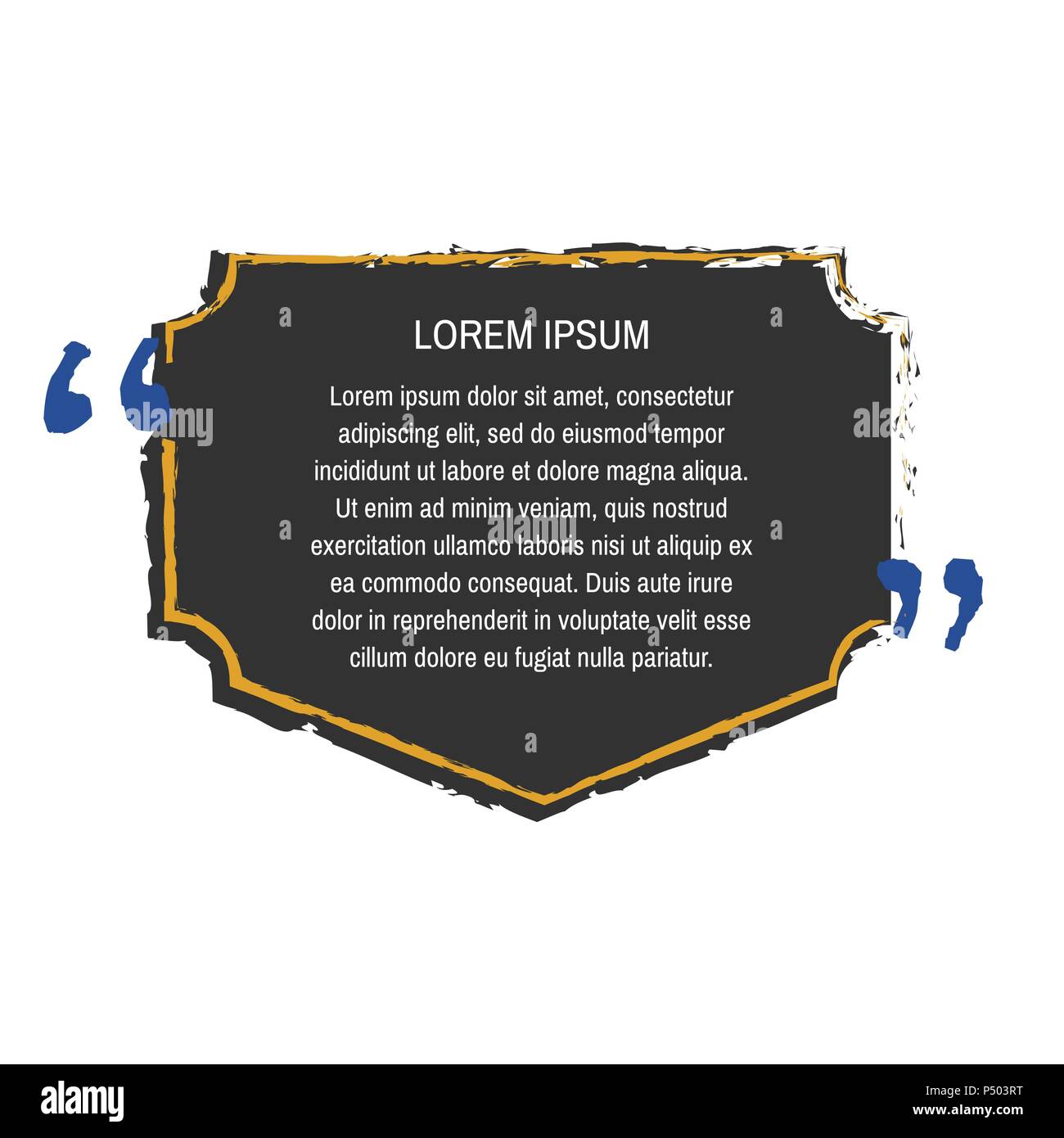 Quote box vector Stock Vector Image & Art - Alamy