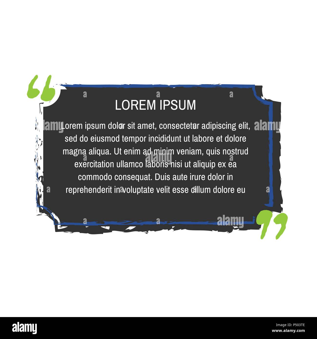 Quote box vector Stock Vector Image & Art - Alamy