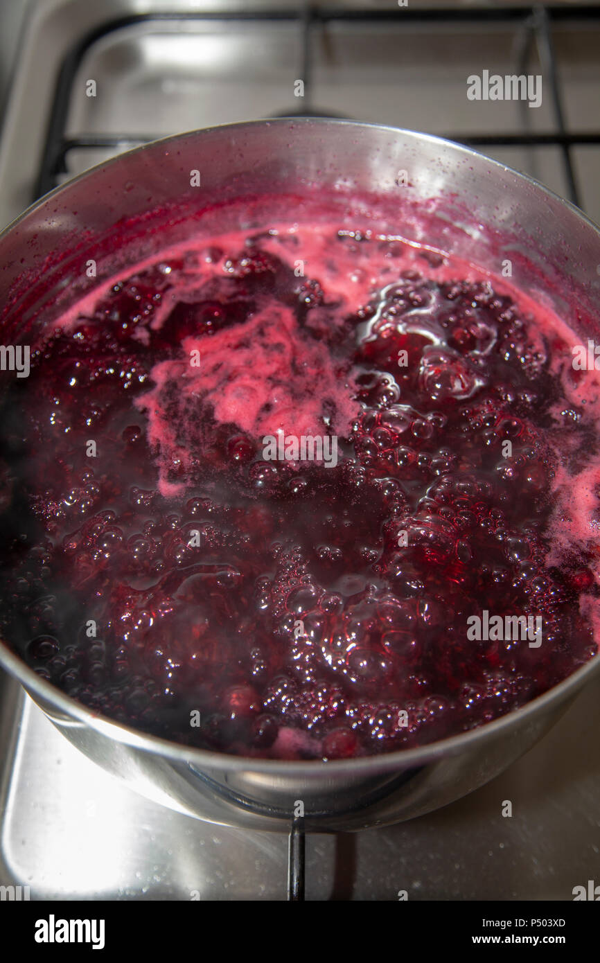 Bubbling fruit for jam hi-res stock photography and images - Alamy