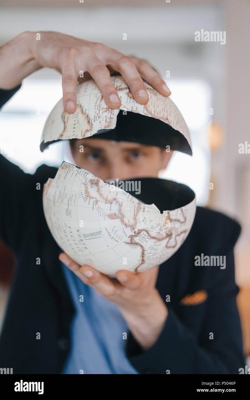Broken globe hi-res stock photography and images - Alamy