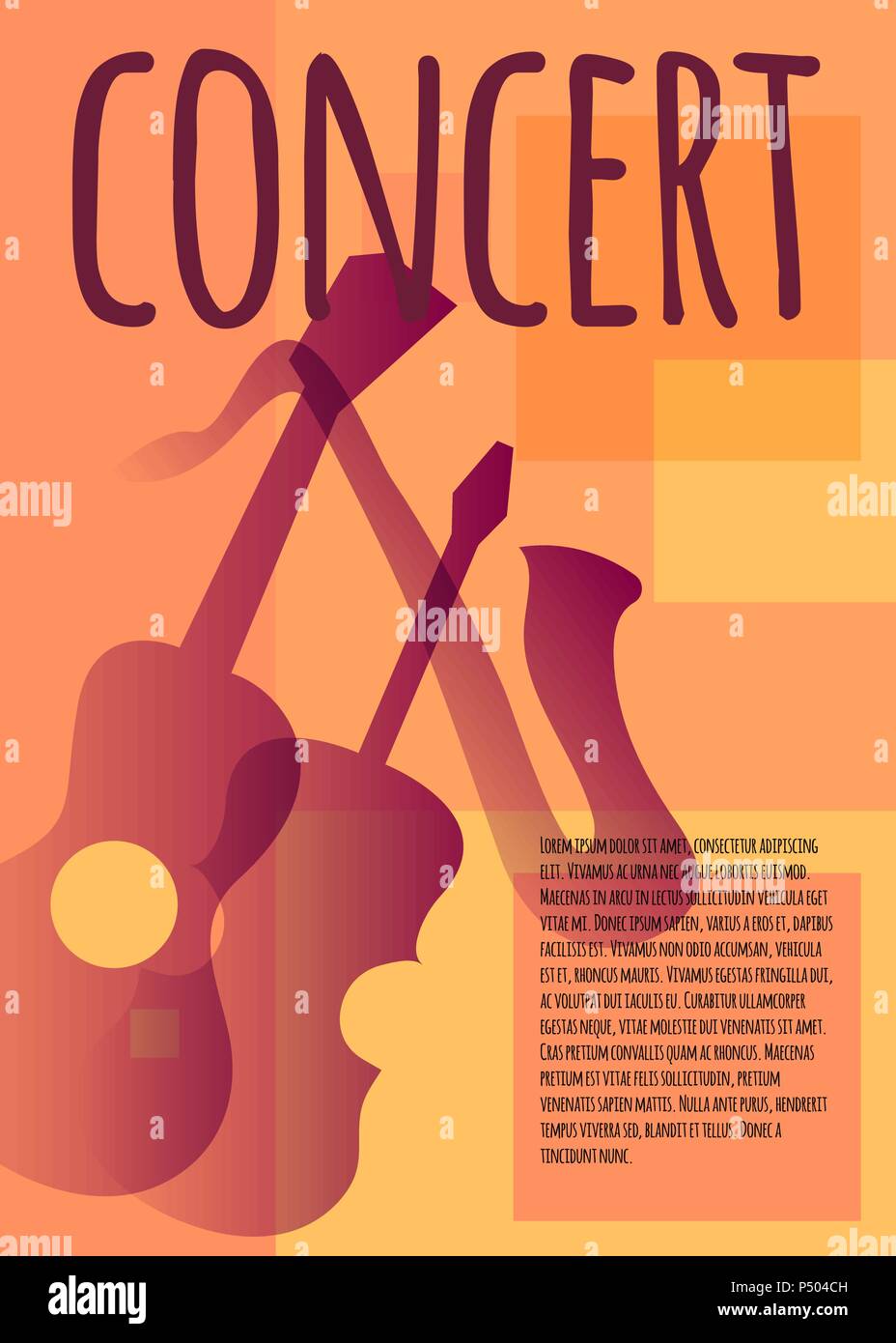 Classical music placard Stock Vector Images - Alamy