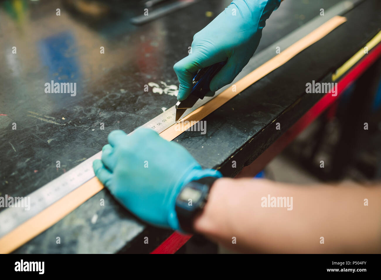 Wood cutter hi-res stock photography and images - Alamy