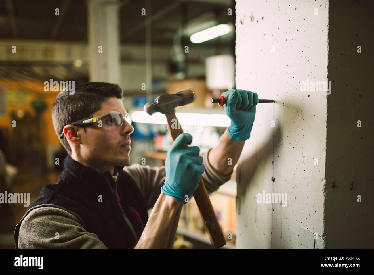 Holes in man hi-res stock photography and images - Alamy