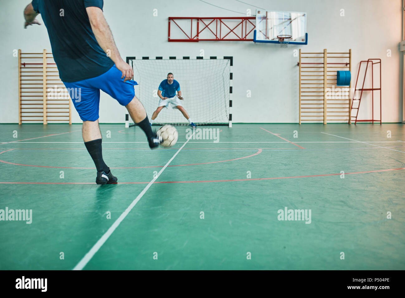 Man indoor football hi-res stock photography and images - Alamy