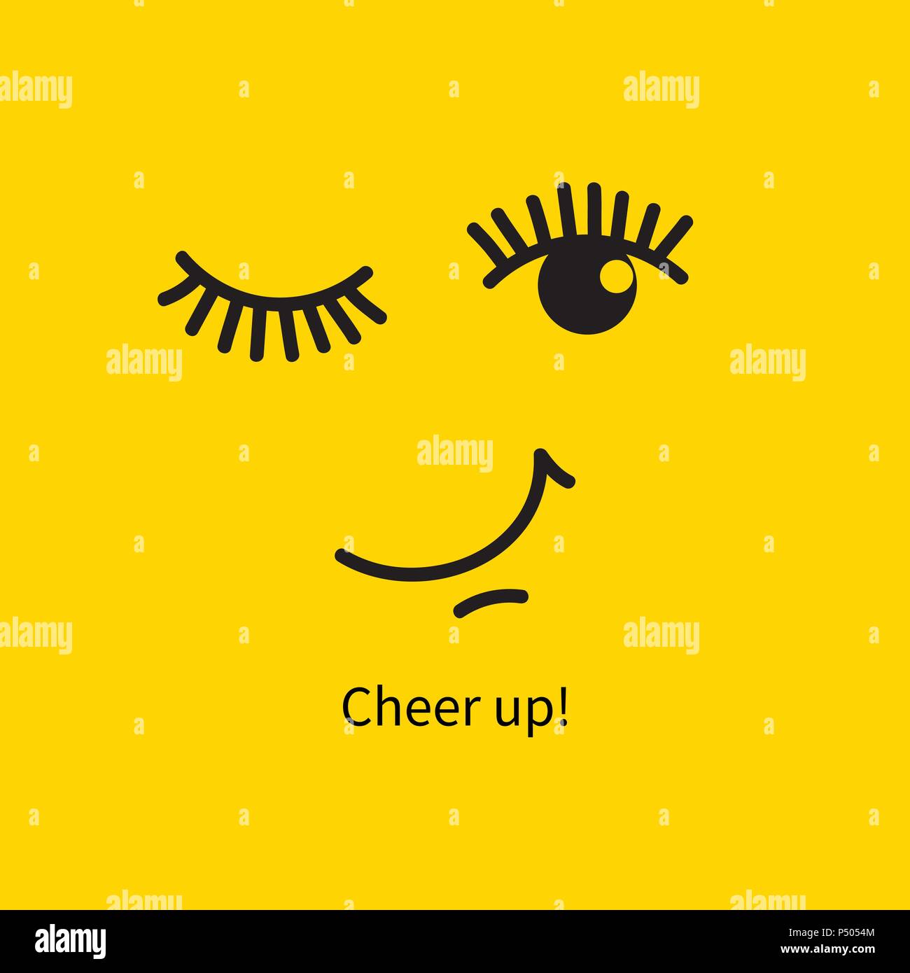 Smile smiley sticker label emoticon Stock Vector Images - Alamy