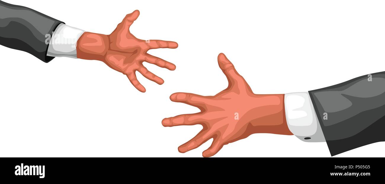 Business partnership agreement handshaking Stock Vector Images - Alamy