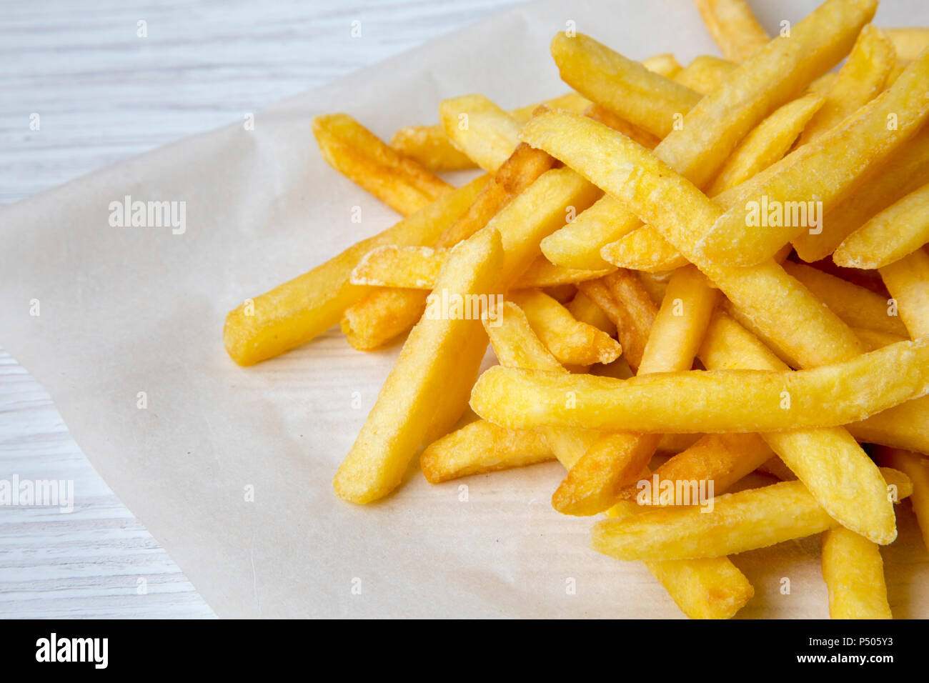 French fries, close-up. Side view Stock Photo - Alamy