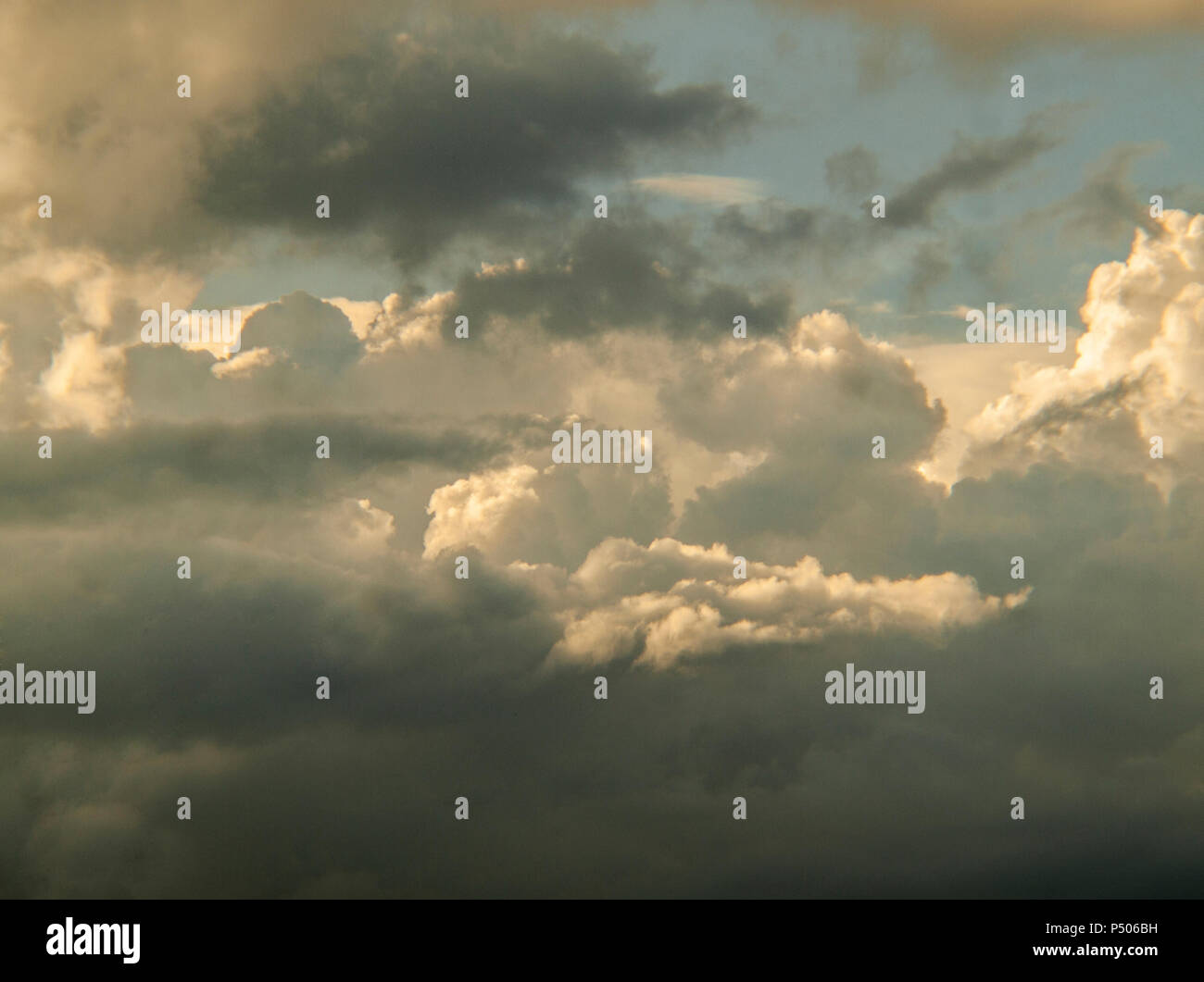Clouds, rain, sky / The sky in the rainy season of tropical countries ...
