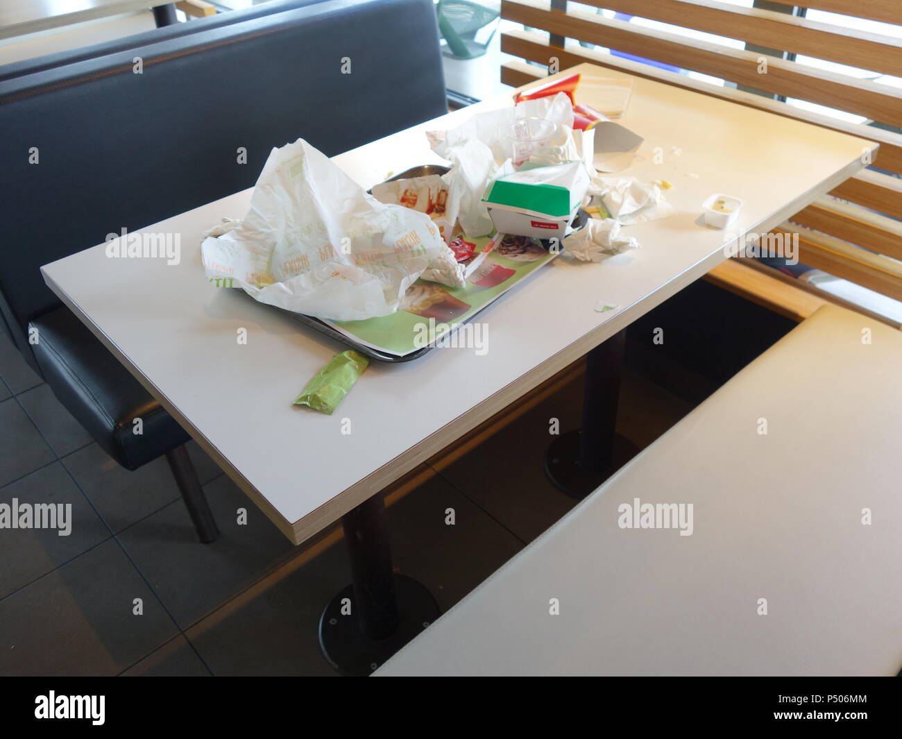 Mcdonalds table hi-res stock photography and images - Alamy