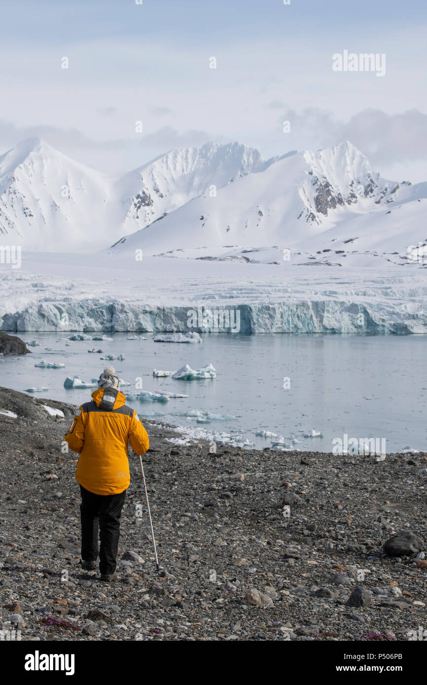 Svalbard hornsund sor spitsbergen national park hi-res stock ...