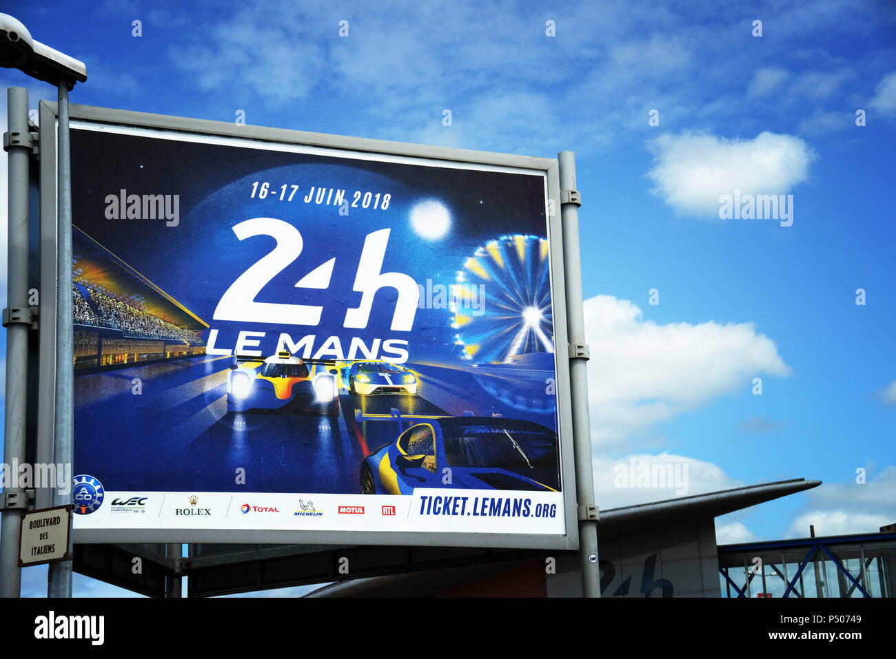 2018 le mans 24 hour race logo hi-res stock photography and images - Alamy