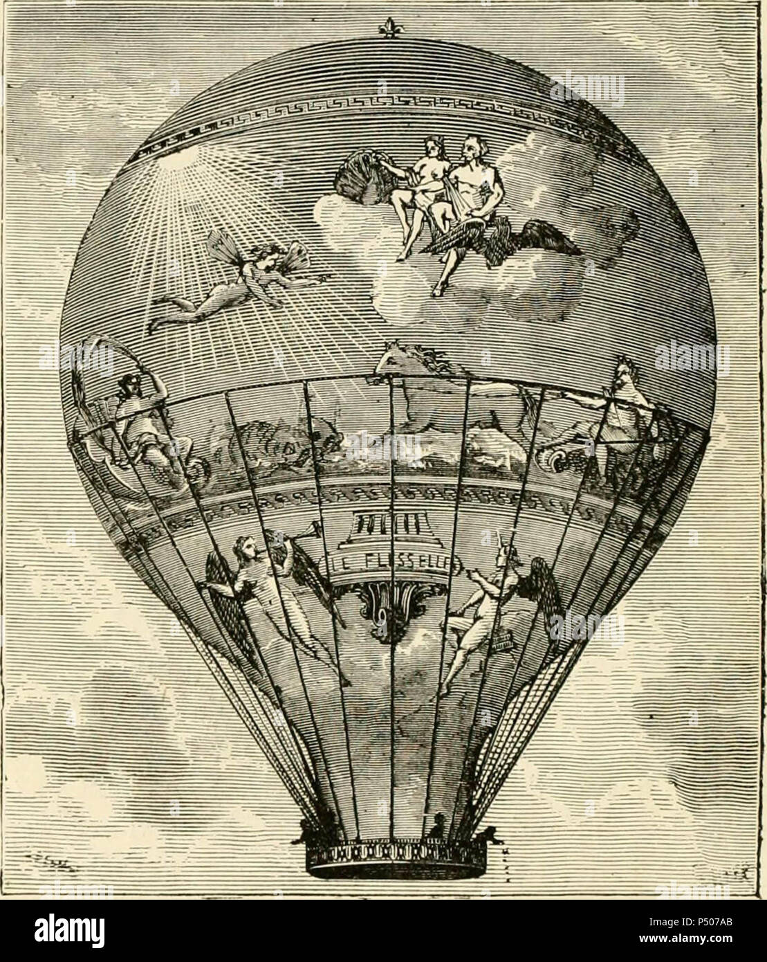 "Wonderful ballon ascents : or, The conquest of the skies. A history of ...