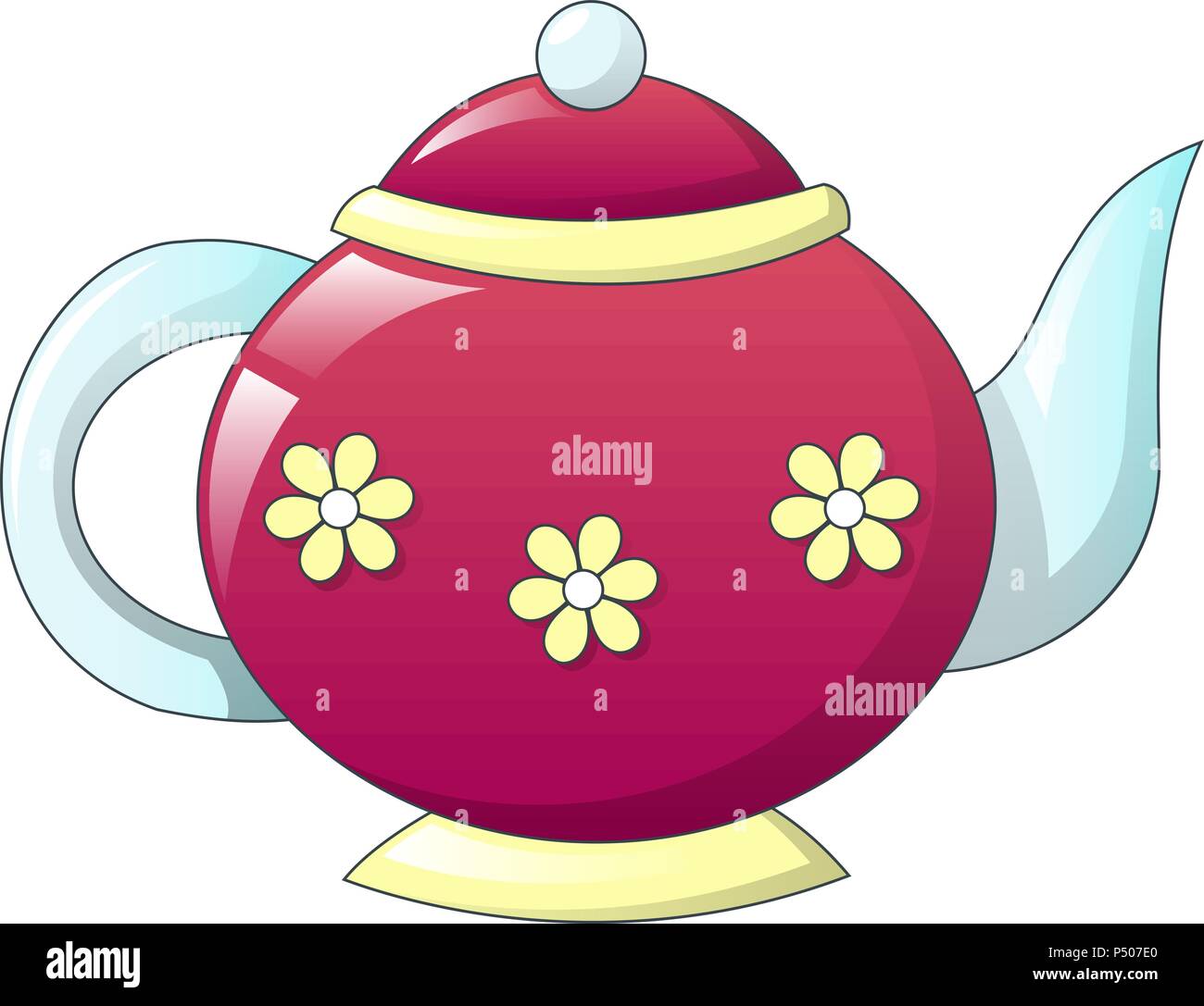 Cartoon Teapot