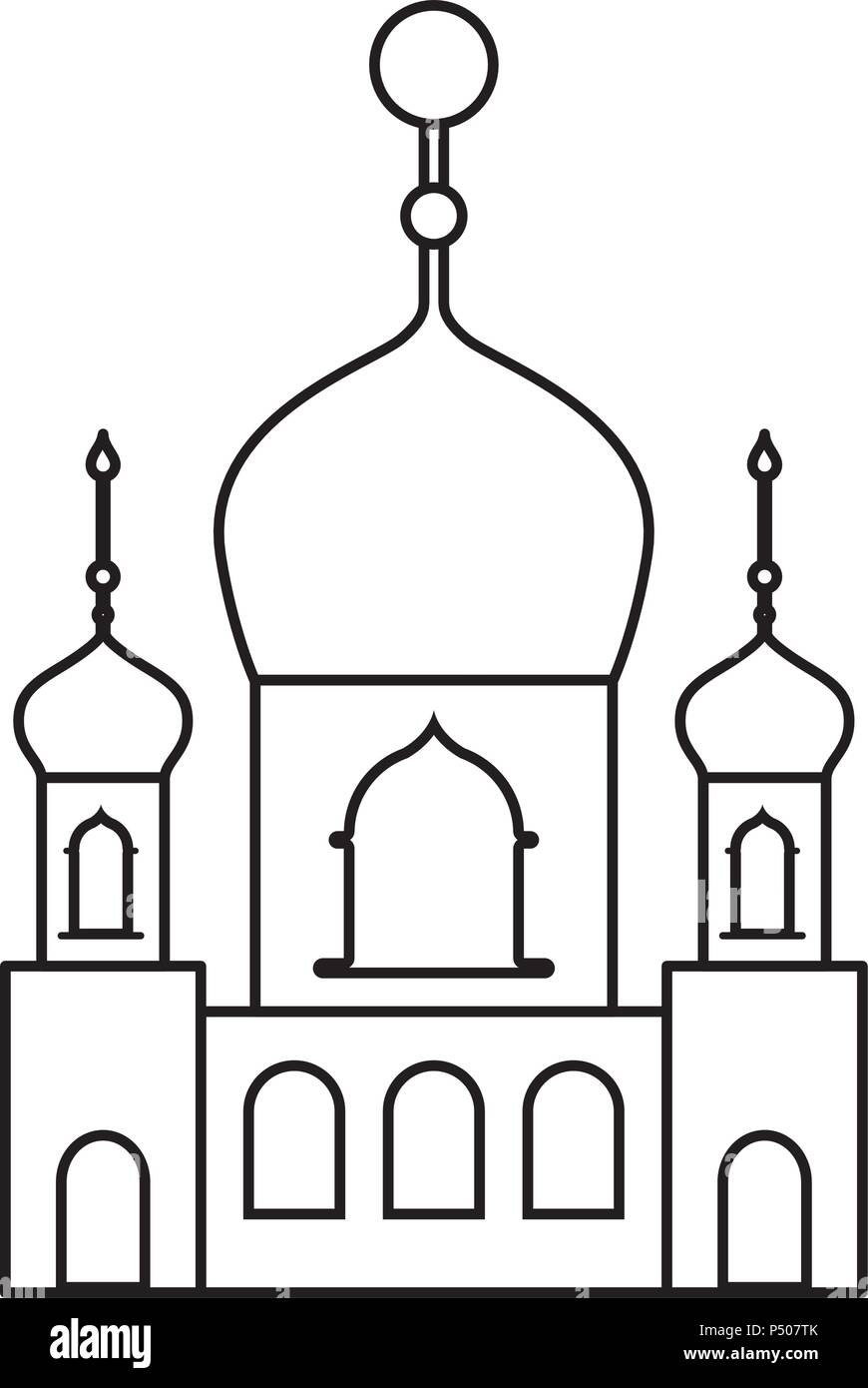 arabic castle building facade Stock Vector Image & Art - Alamy