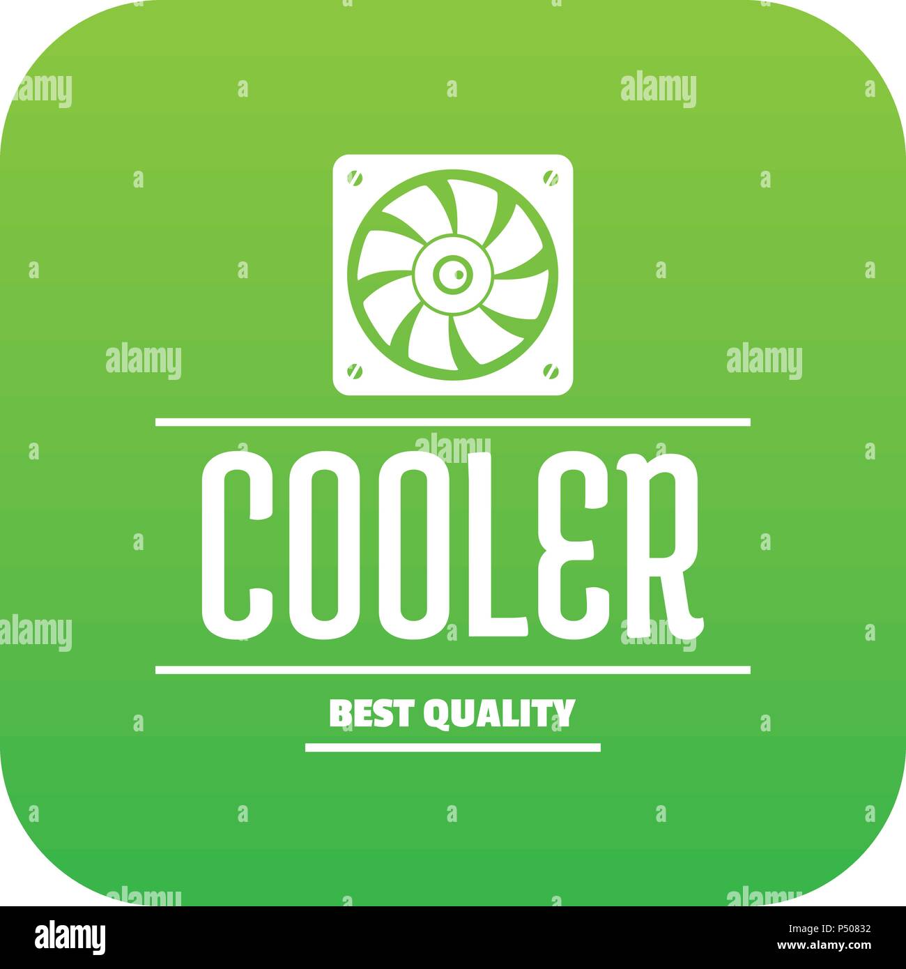 Control cooler icon green vector Stock Vector Image & Art - Alamy
