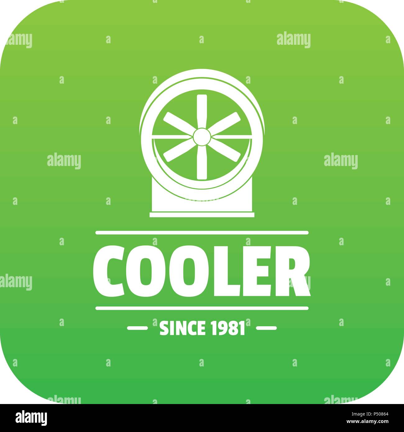 Power cooler icon green vector Stock Vector Image & Art - Alamy