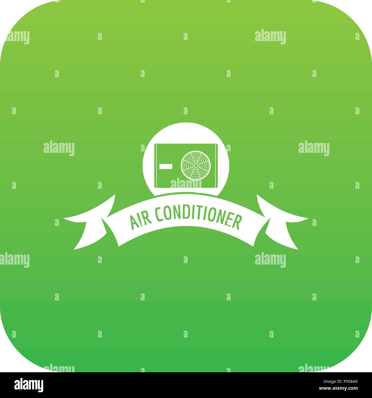 Electric conditioner icon green vector Stock Vector Image & Art - Alamy