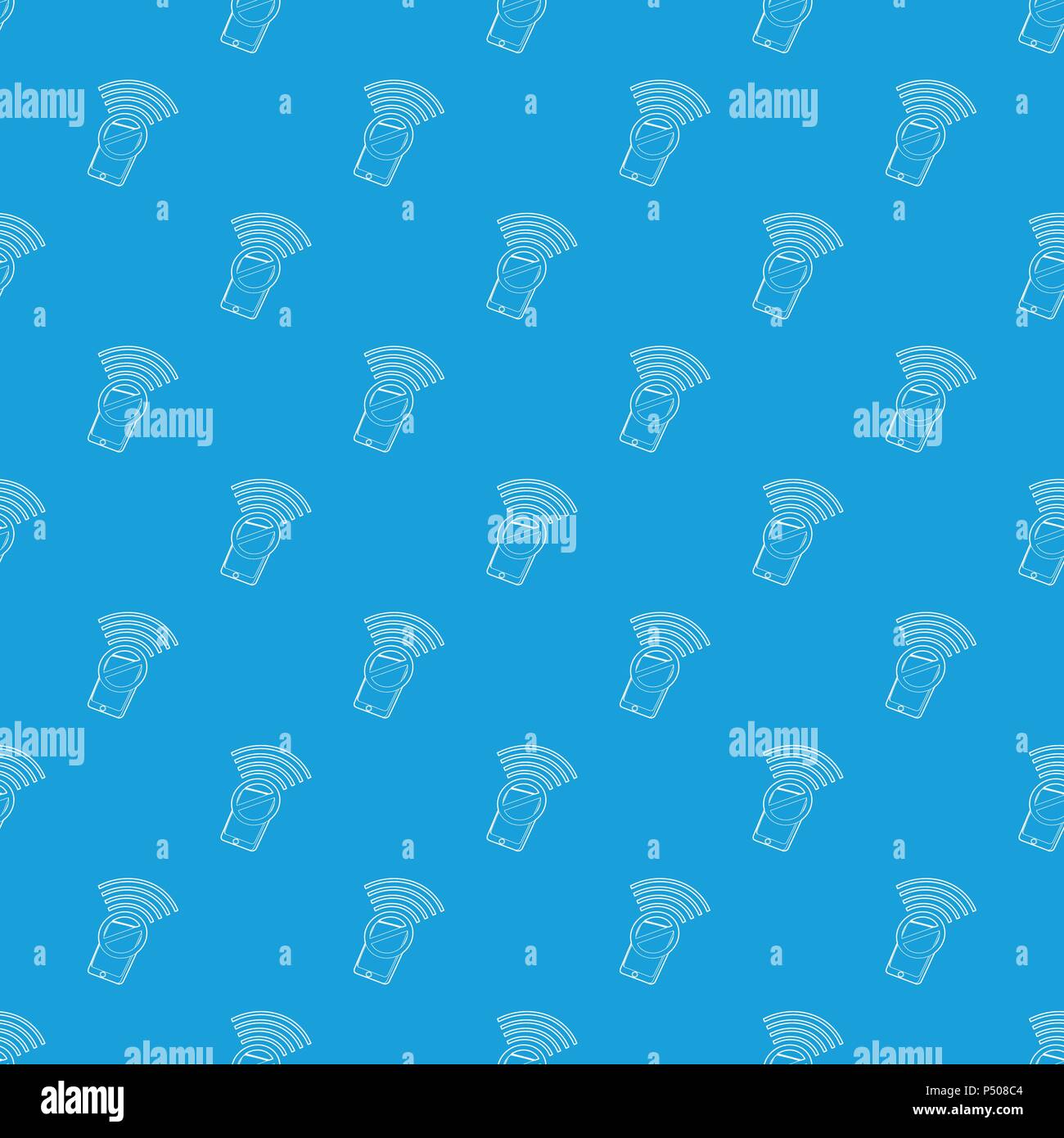 Wi fi seamless pattern hi-res stock photography and images - Alamy