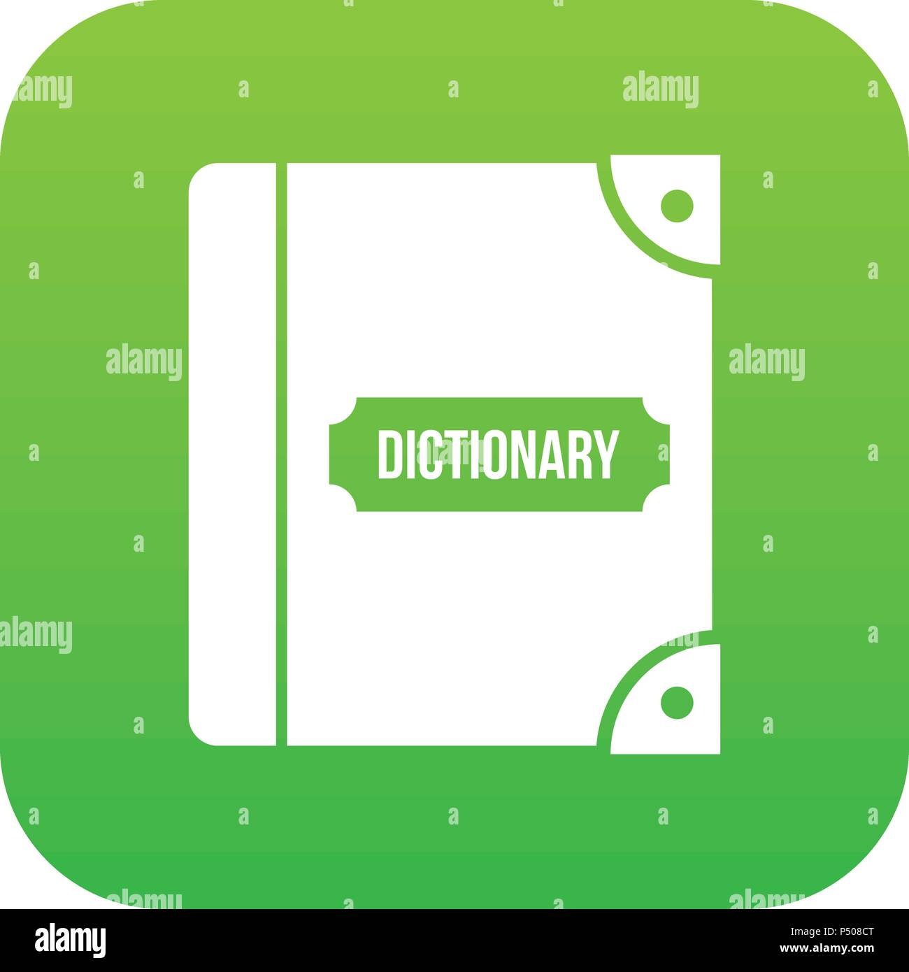 Dictionary Icon Green