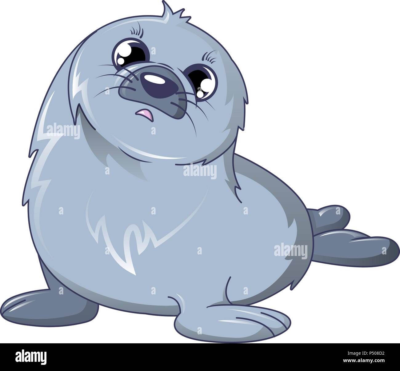 Sad walrus icon, cartoon style Stock Vector Image & Art - Alamy