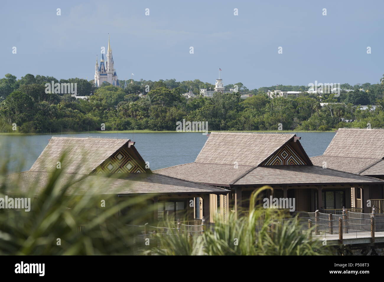 General views of the Polynesian Resort in Walt Disney World, Orlando ...