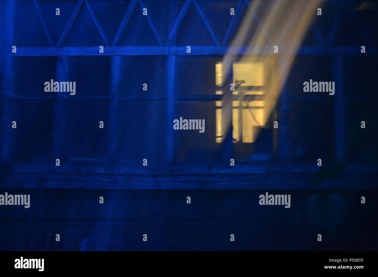 a magic window with light Stock Photo - Alamy