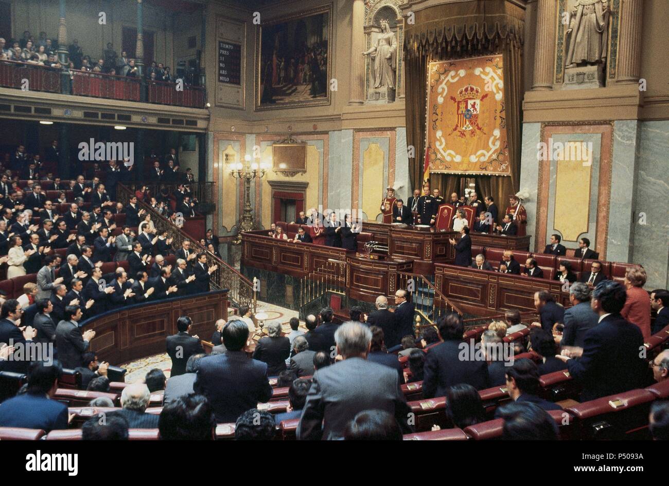 Santion of the Spanish Constitution by His Majesty the King Juan Carlos ...