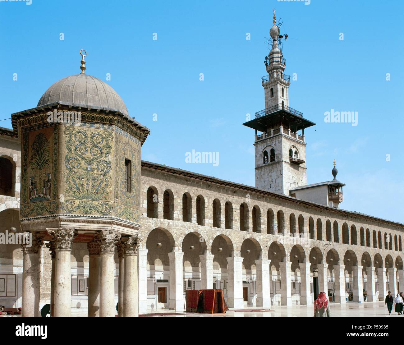 Syria. Damascus. Umayyad Mosque or Great Mosque of Damascus. Built in ...