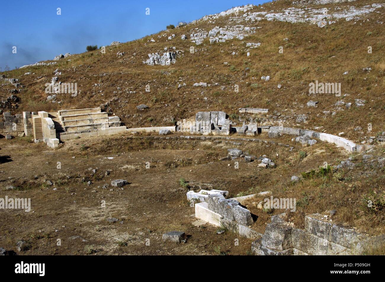 GREEK ART. REPUBLIC OF ALBANIA. Illyrian City Theater. Third century BC ...