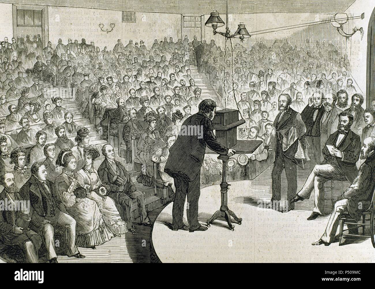 Experiments on the phone from Dr. Alexander Graham Bell (1847-1922), to ...