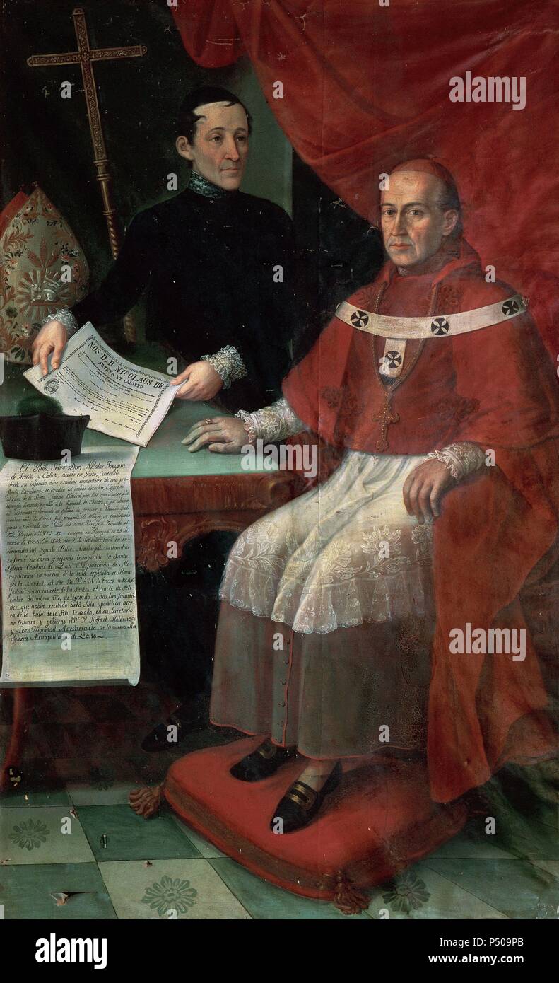 Nicolas Joaquin Arteta Calisto (1771-1849). Bishop and first archbishop ...