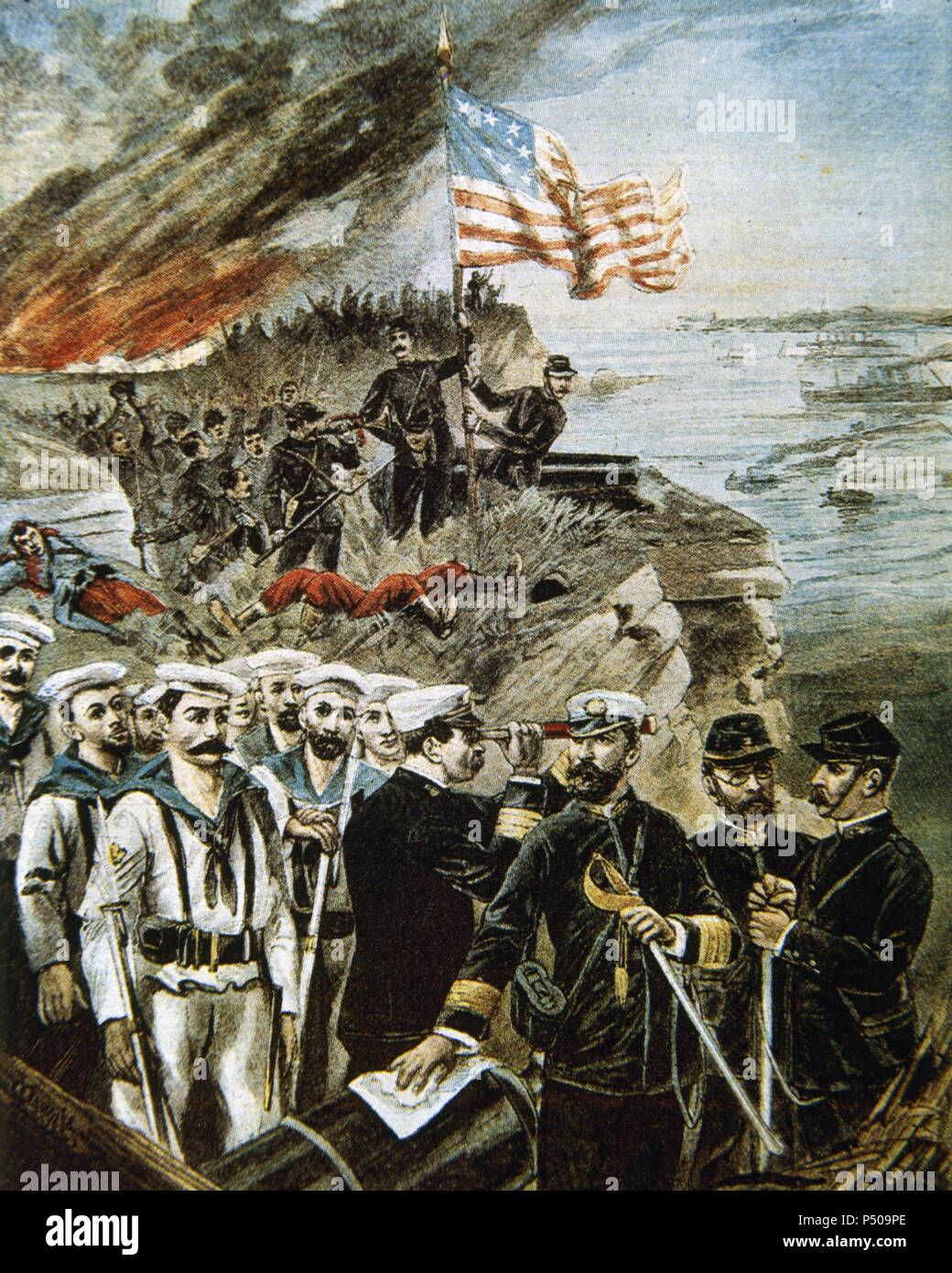 HISTORIA DE CUBA (s. XIX). "DESEMBARCO DE LAS TROPAS DE LOS ESTADOS ...