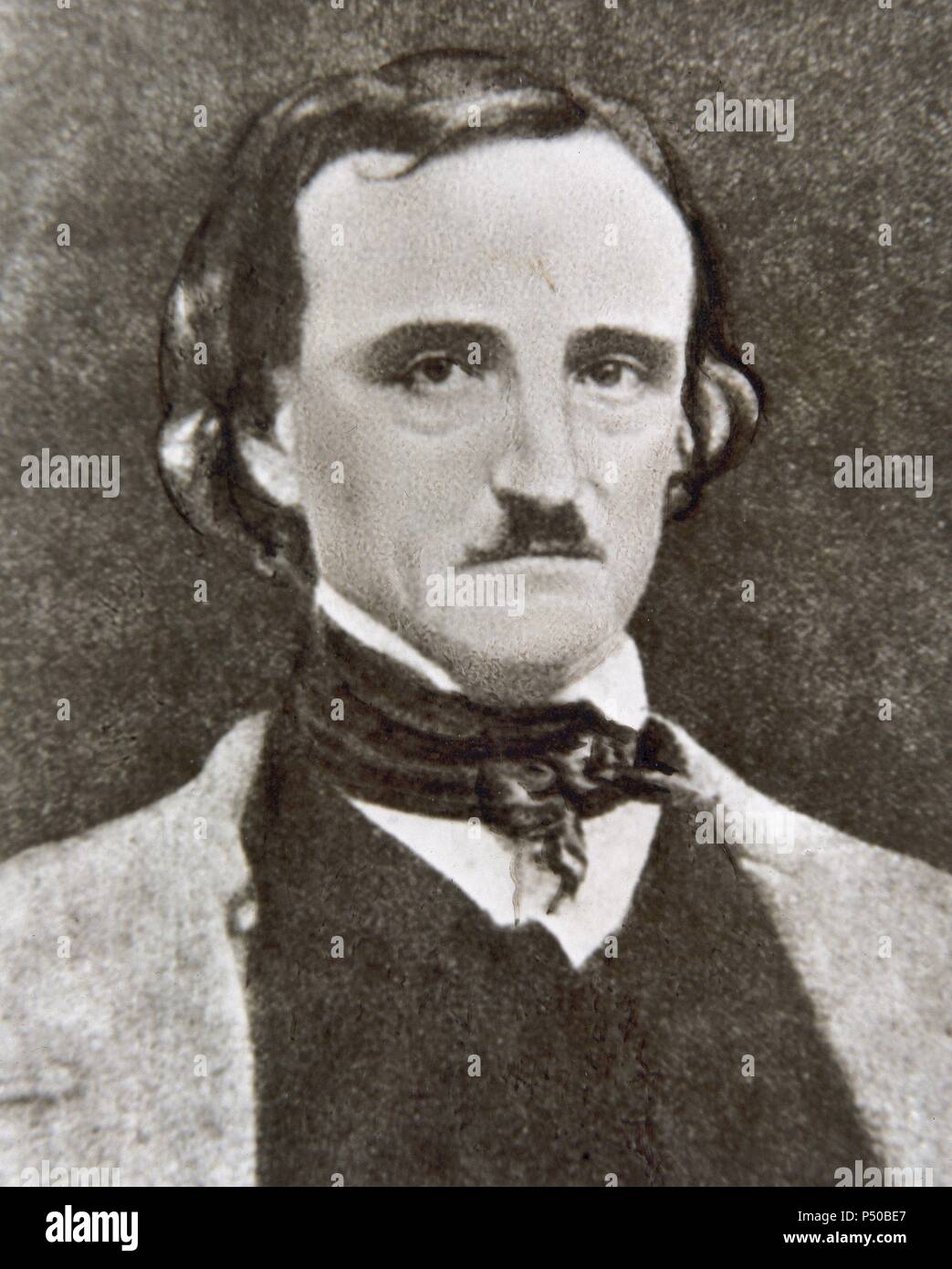Edgar allan poe 1809 1849 portrait hi-res stock photography and images ...