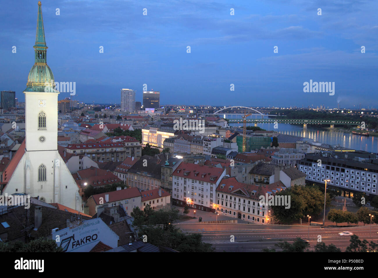 Bratislava aerial view slovakia hi-res stock photography and images - Alamy