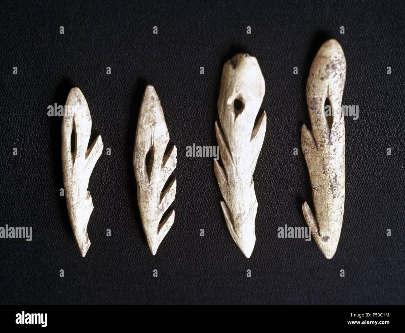 ARTE PREHISTORIA. MESOLITICO. ESPAÑA. MESOLITICO CANTABRO. INDUSTRIA ...