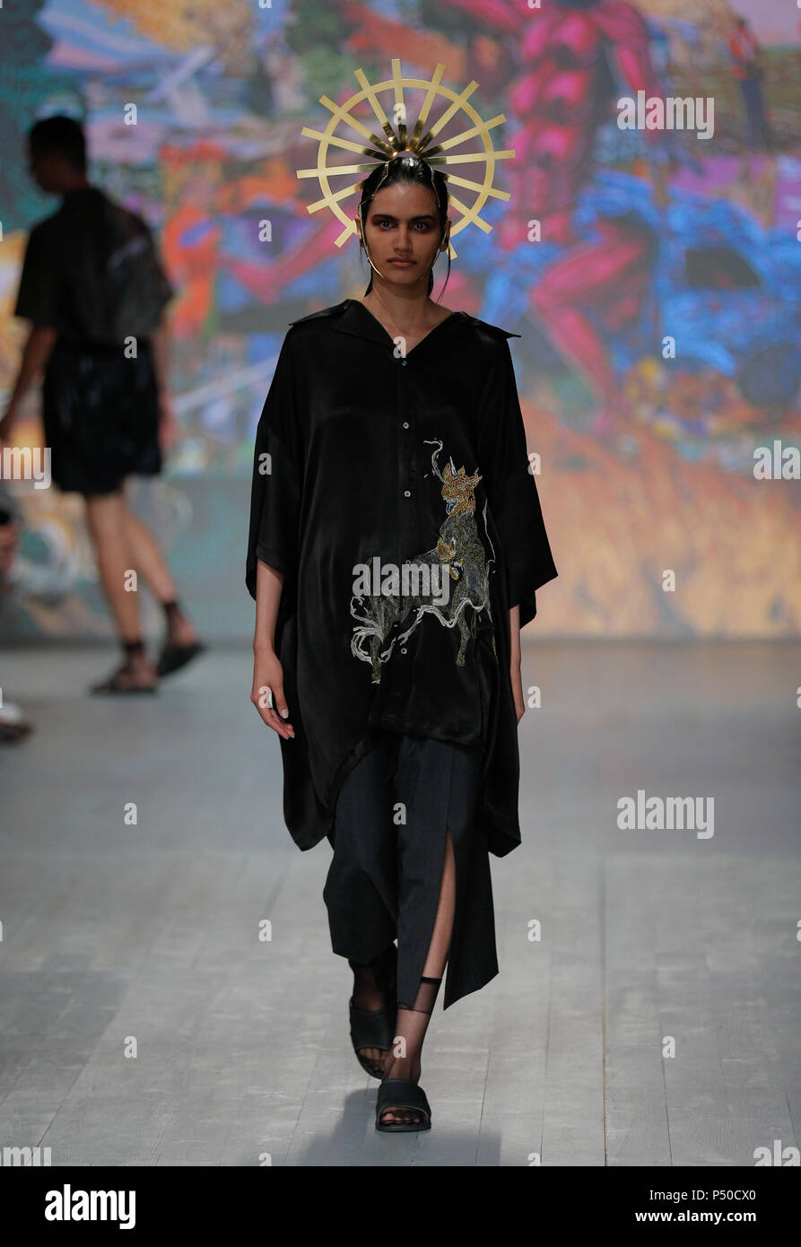 London Fashion Week Mens, June 2018, Edward Crutchley spring/summer ...