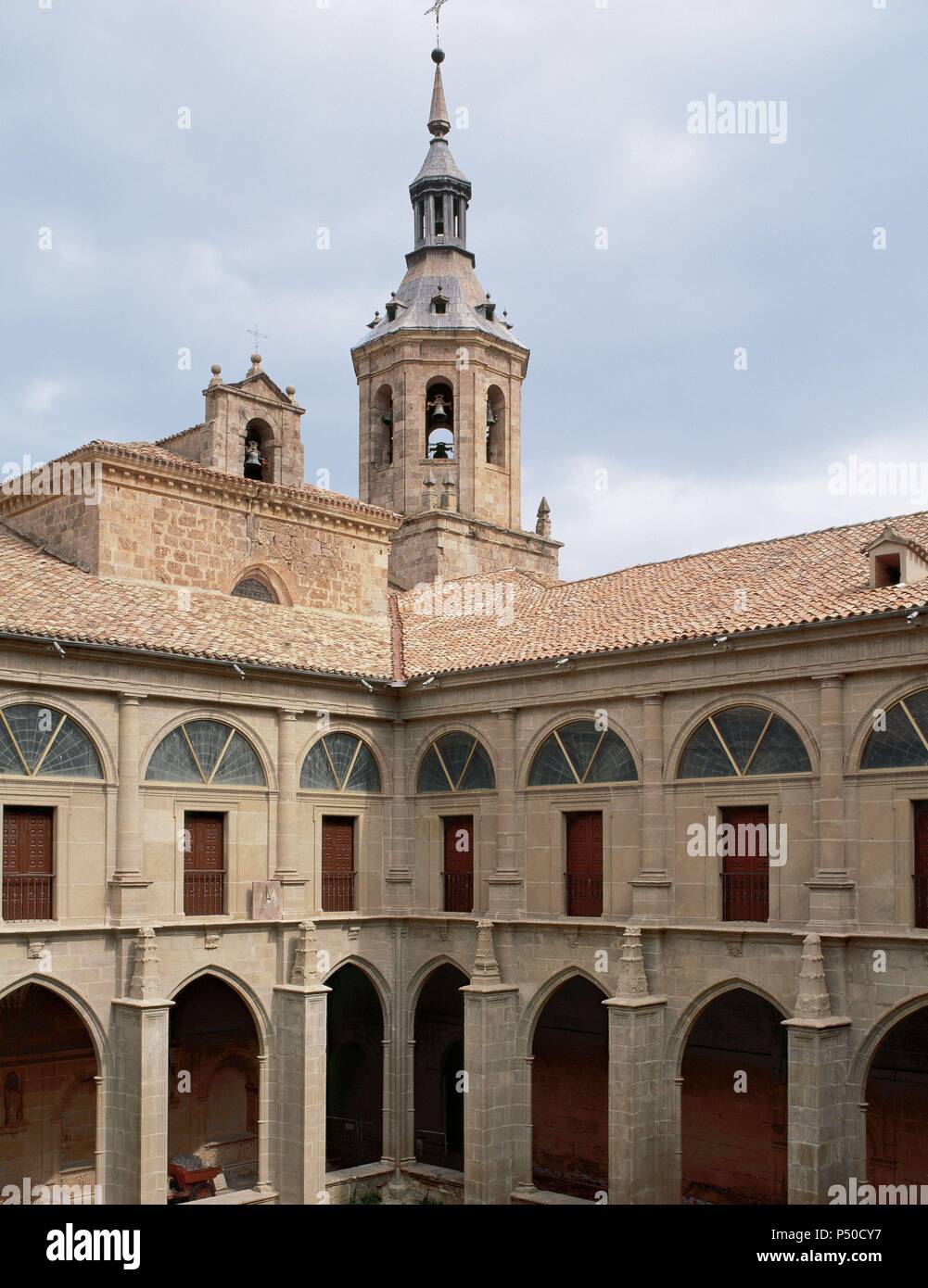 Yuso monastery cloister hi-res stock photography and images - Alamy