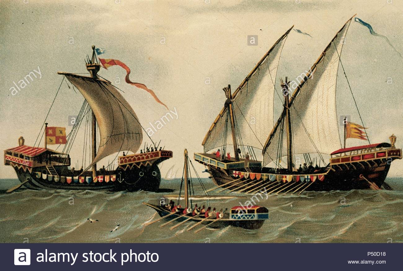 Transport Transportation Navigation Middle Ages Stock Photos ...