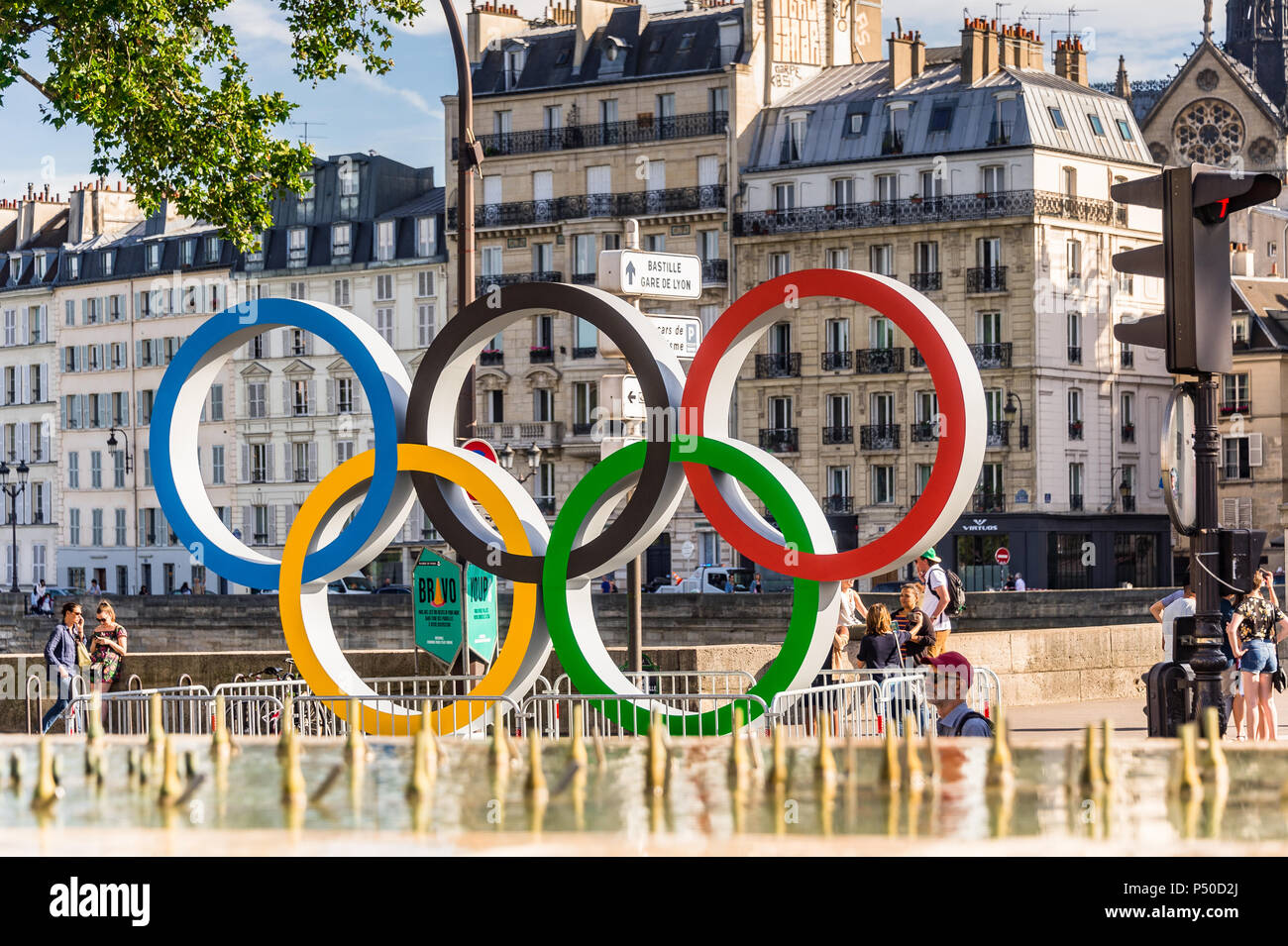 Paris on its journey towards the Olympics Stock Photo - Alamy