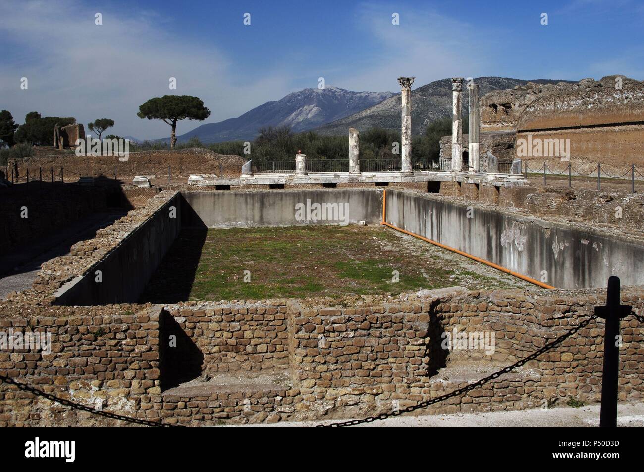 Italy. Hadrian's Villa. Imperial Villa built by Emperor Hadrian (76-138 ...