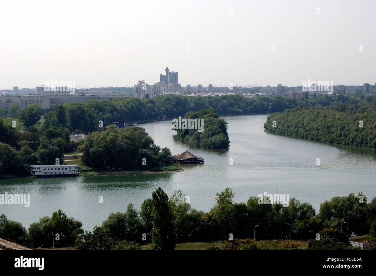 Confluence danube sava rivers in hi-res stock photography and images ...