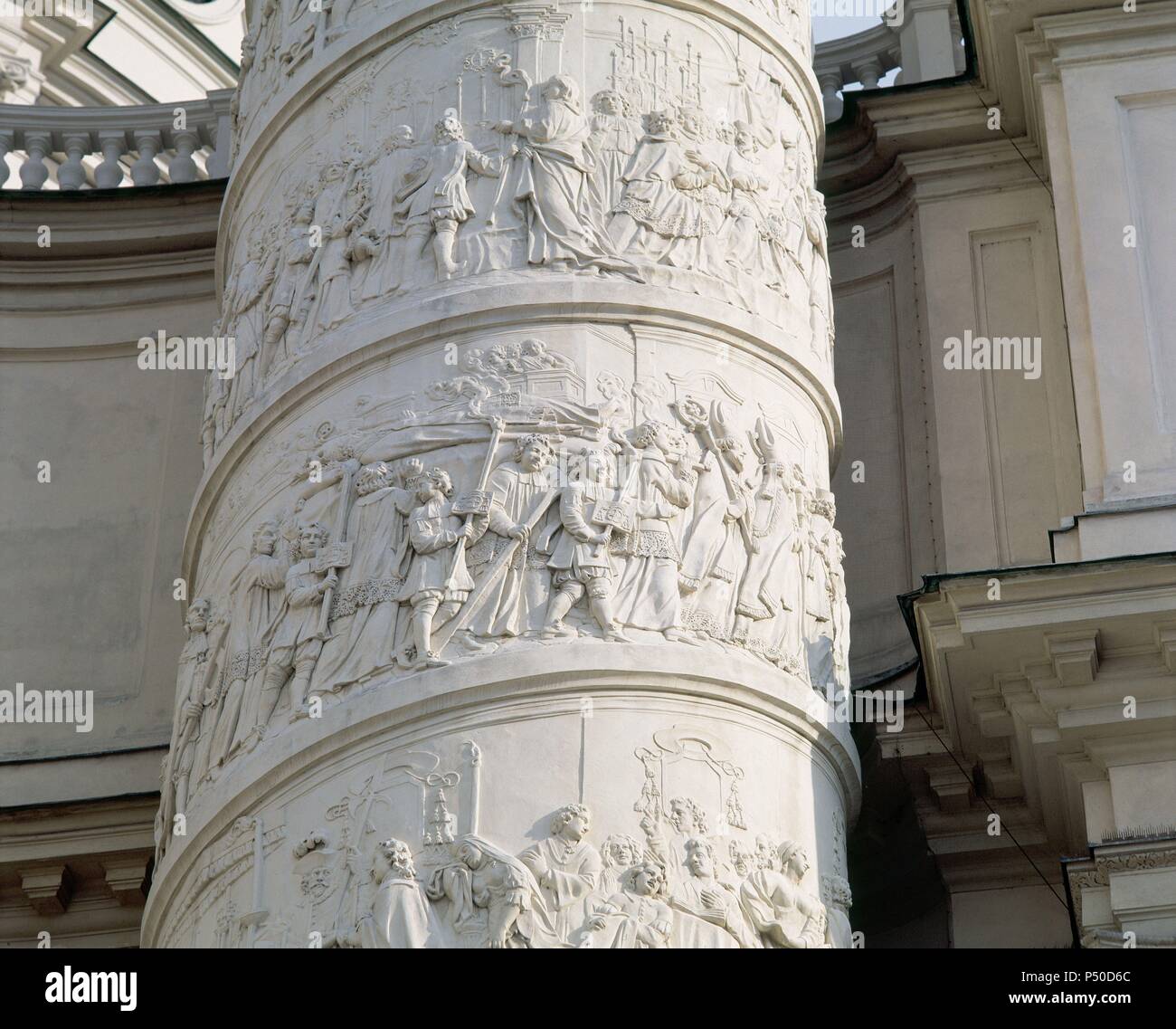 Baroque Art. Karlskirche or Church of St. Charles Borromeo (1716-1737 ...