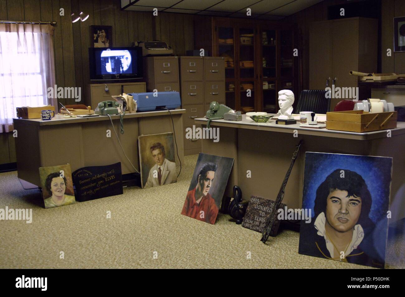 Tennessee. Memphis. Graceland Mansion to Elvis Presley (1935-1977 ...