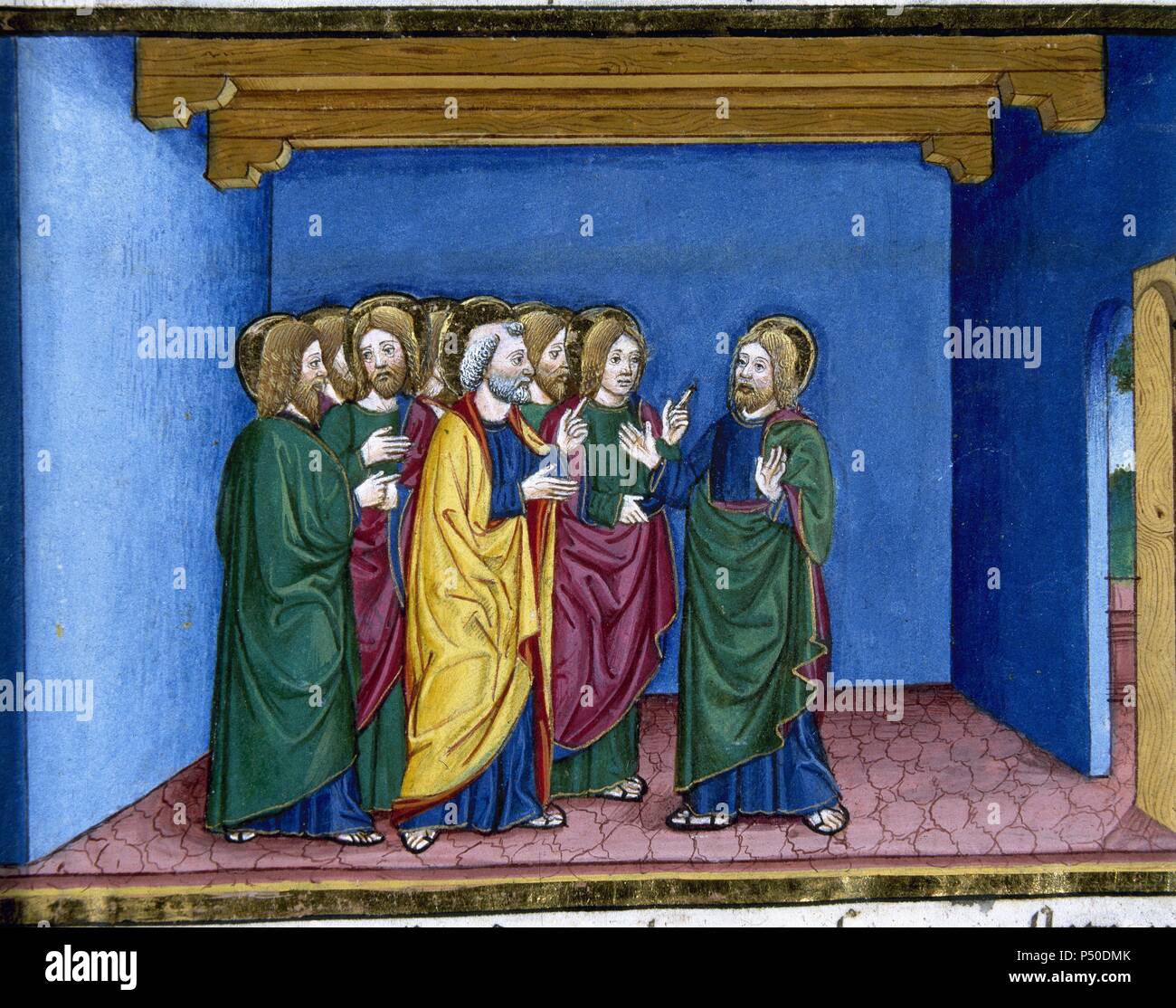 The risen Jesus says to Thomas: Put your finger here and be not ...