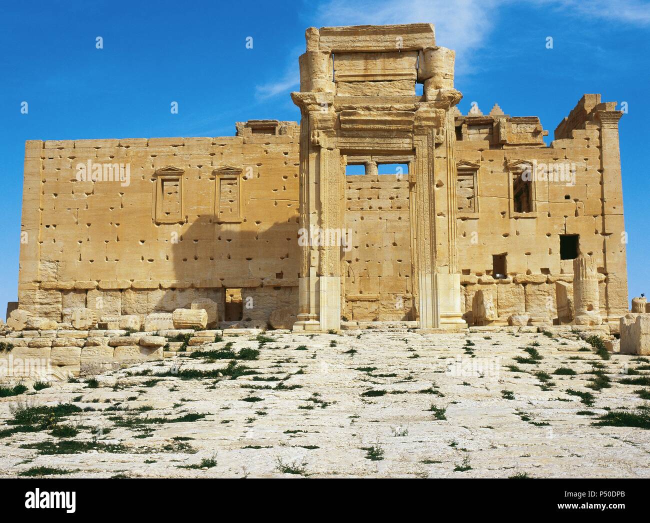 Roman Art. Syria. Palmyra. Great temple of Bel, built under Tiberius in ...