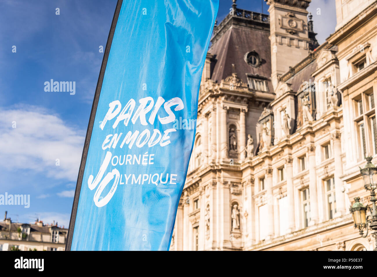 Paris on its journey towards the Olympics Stock Photo - Alamy