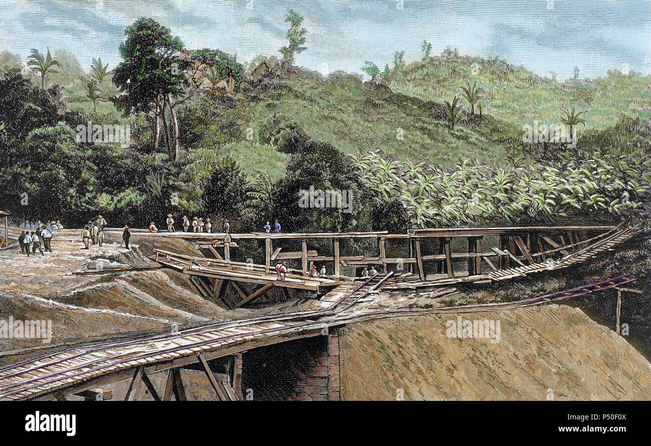 Panama canal building construction hi-res stock photography and images ...